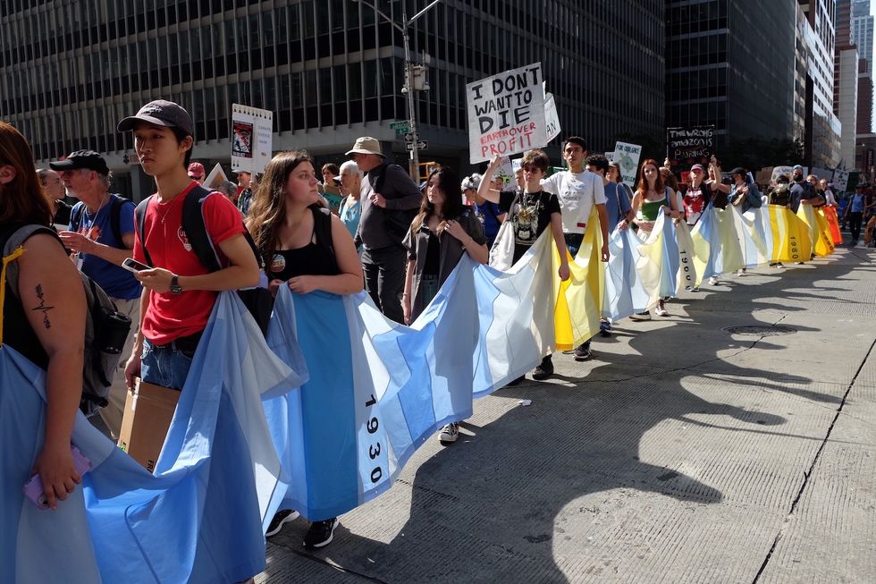 New York’s Climate Protest Was a Low-Key Dig at Biden - Heatmap News